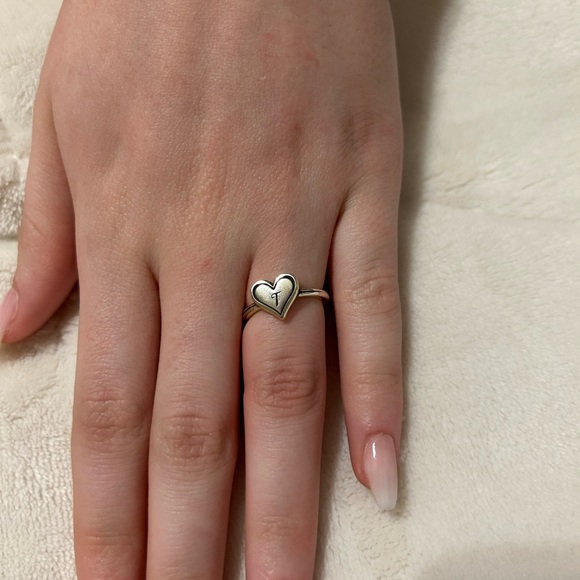 Jewelry | James Avery Heart Initial Ring | Poshmark